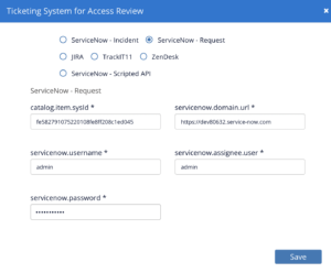 Service Now Ticketing Configuration - SecurEnds