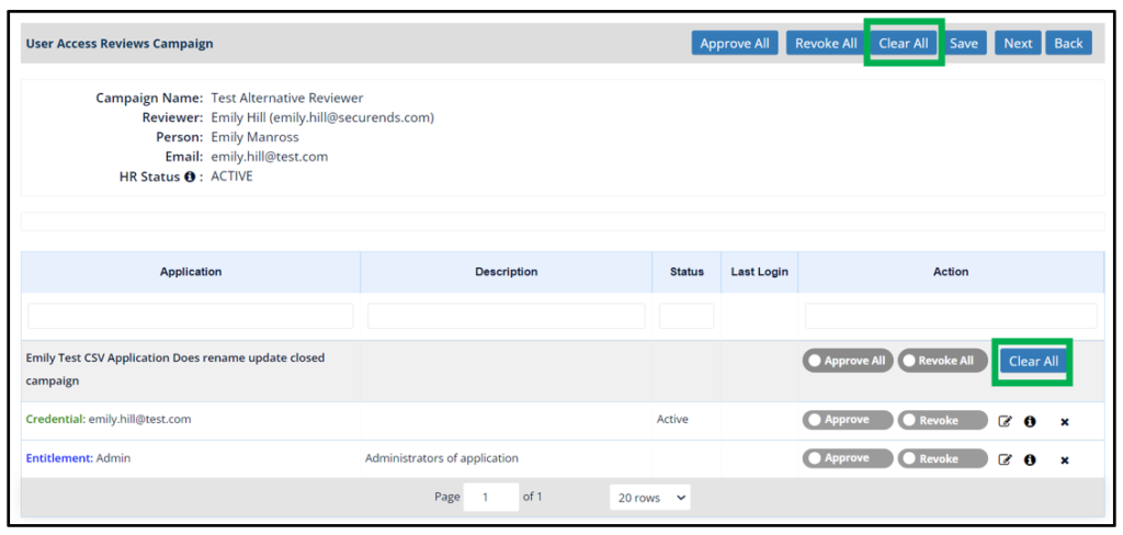 Settings Description and Explanation - SecurEnds